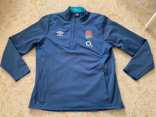 ENGLAND RUGBY PLAYER Issue Training Top Fleece Size XL £24.95 - PicClick UK