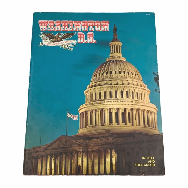 VTG 1970S WASHINGTON DC Nations Capital Travel Brochure Visitor Guide ...