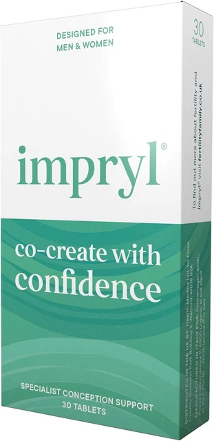 IMPRYL FERTILITY VEGAN Supplement for Men & Women | Activated ...