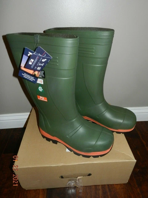 LXSO MEN'S SZ 10 Work Boots Steel Toe Safety Shoes for Mine Port Oil ...