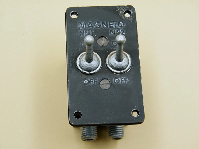 BRITISH RAF SPITFIRE fighter airplane WW2 era - Magneto switch ...