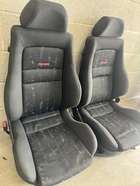 MK3 VW GOLF recaro interior seats on mk2 base £550.00 - PicClick UK