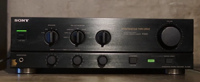 AMPLIFICATEUR INTÉGRÉ & SONY TA-F220A " EUR 79,50 - PicClick FR