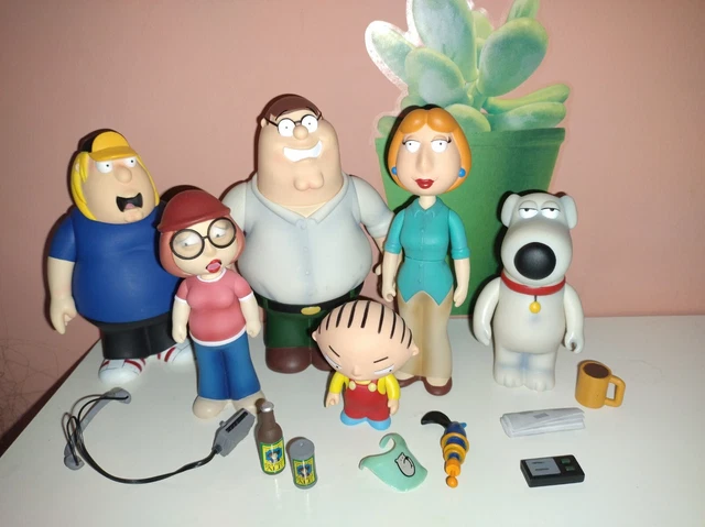 MEZCO FAMILY GUY Peter Lois Stewie Brian Meg Chris Quagmire Joe ...