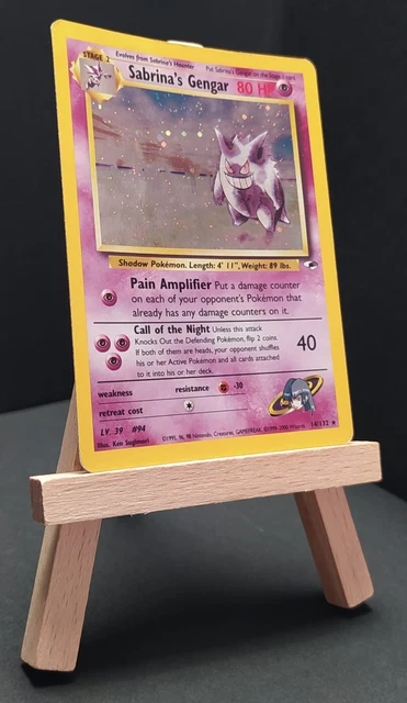 POKÈMON SABRINA'S GENGAR 14/132 Gym Heroes Holo EUR 34,50 - PicClick IT
