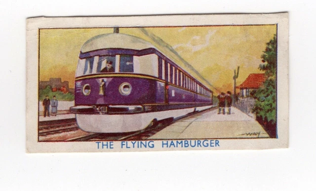 FAMOUS TRAINS & Engines 1932. The Flying Hamburger, Germany £3.12 ...