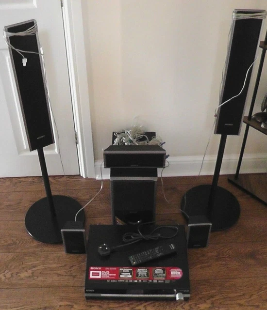 SONY DVD DAV DZ560 Home Theatre Cinema Surround Sound System 6 Speakers ...