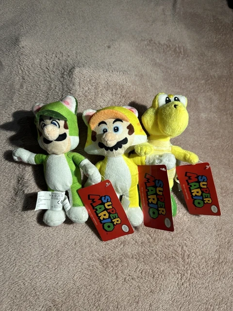 SUPER MARIO, LUIGI And Mini Koopa 7Inch Plush Toys £9.99 - PicClick UK