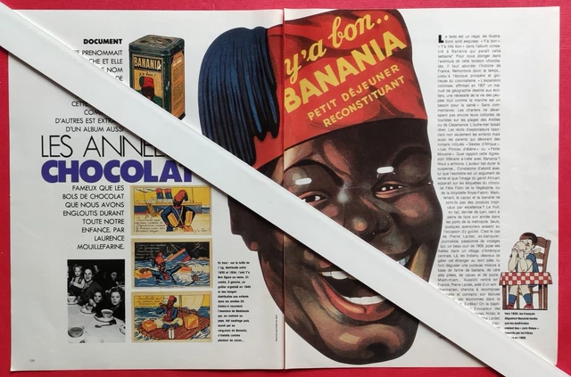 ARTICLE DE PRESSE: Y'a bon BANANIA Les années CHOCOLAT Septembre 1991 5 ...