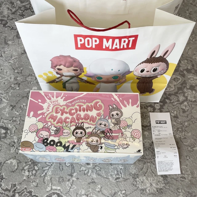 POP MART LABUBU The Monsters Exciting Macarons Vinyl Sealed Case (6 ...