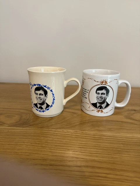 PRINCE ANDREW AND Sarah Ferguson Royal Wedding Commerative Mugs £8.00 ...