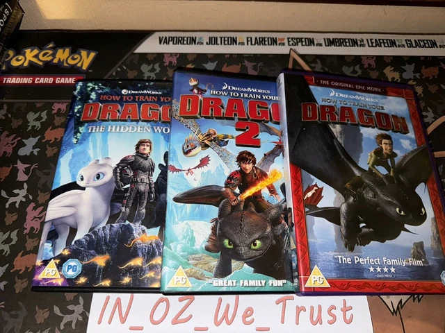 HOW TO TRAIN Your Dragon: 1-3-Movie Collection (DVD, 2019, 3-Disc Box ...