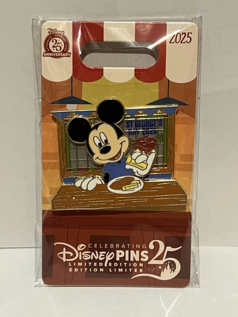 DISNEY STORE: MICKEY Mouse St. George’s Day 2025 Limited Edition Pin £ ...
