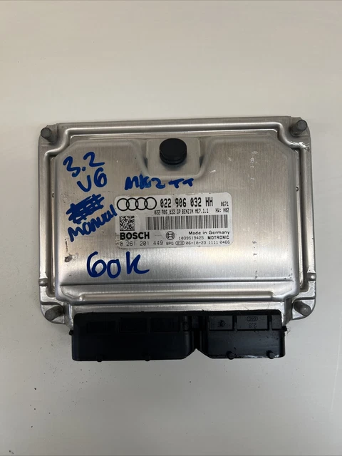 AUDI TT 8J A3 8P Golf Mk5 R32 3.2 V6 Engine Control Unit Ecu Module ...