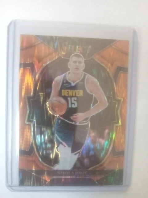 2022-23 PANINI NBA Select NIKOLA JOKIC Orange Flash Prizm #1 Denver ...