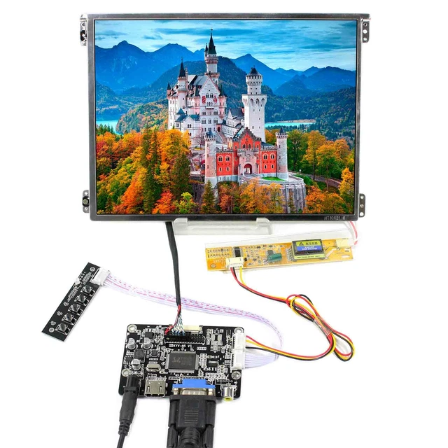 HDM I VGA AV LCD Controller Board 10,4" 1024X768 HT10X21 IPS LCD Bildschirm EUR 177,00 - PicClick DE