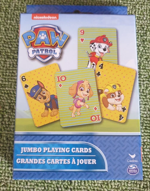 NICKELODEON PAW PATROL Jumbo Playing Cards. NEW £4.00 - PicClick UK