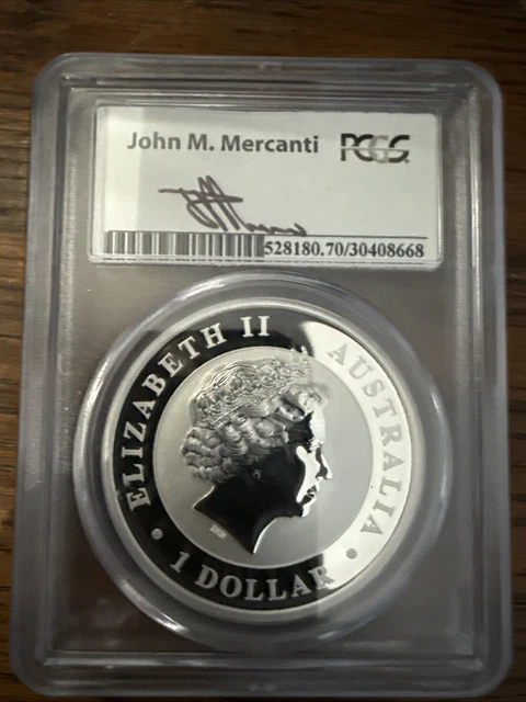 2014-P AUSTRALIA WEDGE Tailed Eagle MS70 Mercanti Signed $81.00 - PicClick