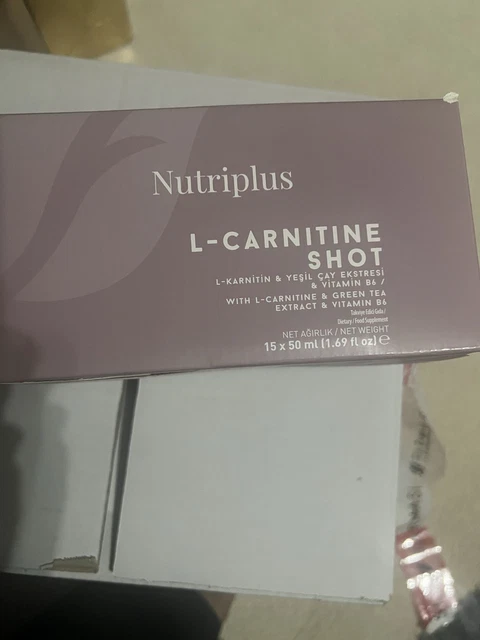 NUTRIPLUS L-CARNITINE SHOT with Green Tea Weight Loss Antioxidant ...