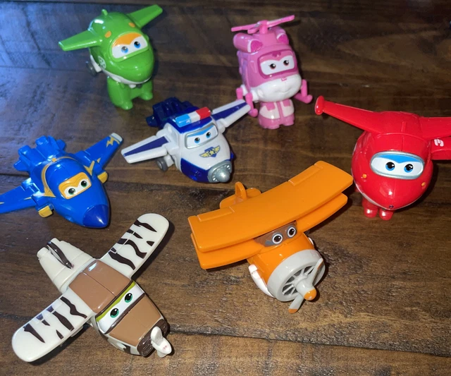 TV ANIMATION SUPER Wings Transforming Plane Characters Toy Lot Of 11 £ ...