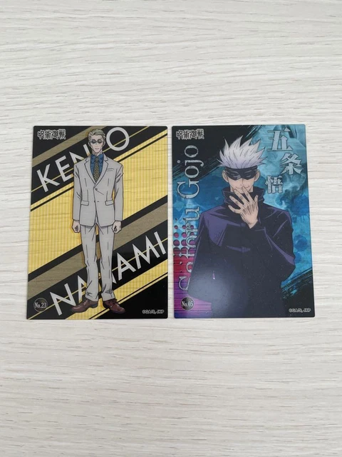 JUJUTSU KAISEN CLEAR Card Satoru Gojo Kento Nanami EUR 33,17 - PicClick FR