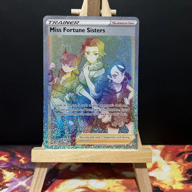 POKÉMON TCG MISS Fortune Sisters - Lost Origin 209/196 Regular Secret ...