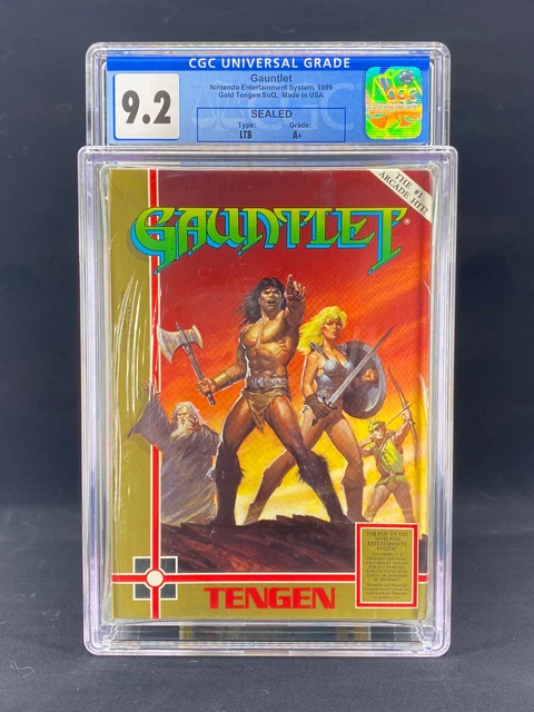 SOQ GAUNTLET GOLD Tengen fabriqué aux États-Unis cgc 9,2 A+ scellé ...