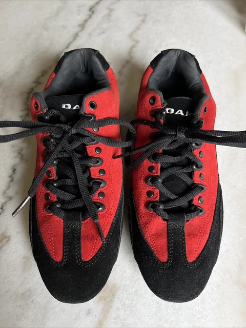 RARE OAKLEY MEN’S Drag Race/Kart Racing Red & Black Suede Driving Shoe ...