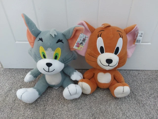 WARNER BROS TOM and Jerry Plush Soft Toy Set Cartoon YuMe Cat Mouse £12 ...