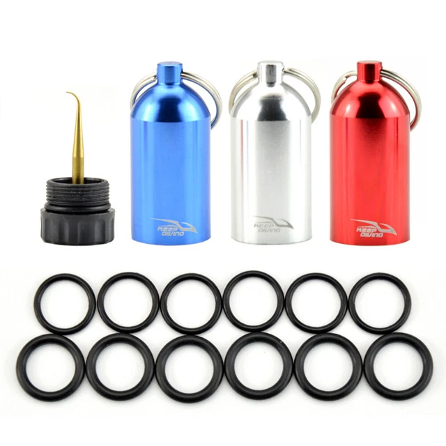 MINI DIVING CYLINDER Valve with 12 O-Rings Kit Scuba Tank Dive Key ...
