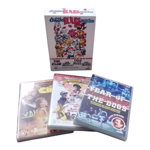 AUSSIE RULES COLLECTION DVD Box Set-The Club-The Great Macarthy-Year of ...