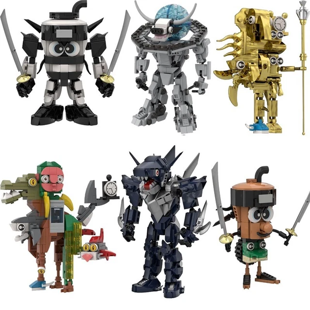ITALIAN BRAINROT TOYS Building Block Toy Brainrot Building Action ...