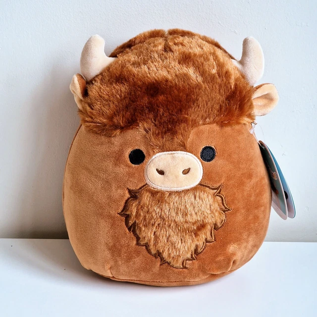 SQUISHMALLOW 8& WILFRED The Brown Bison Highland Cow Super Cute Soft ... SQUISHMALLOW 8& WILFRED The Brown Bison Highland Cow Super Cute Soft ...