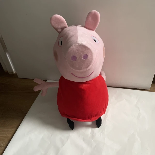 PEPPA PIG GIANT Talking Peppa Soft Toy Cuddle 22 Inch Soft Toy £10.00 ...