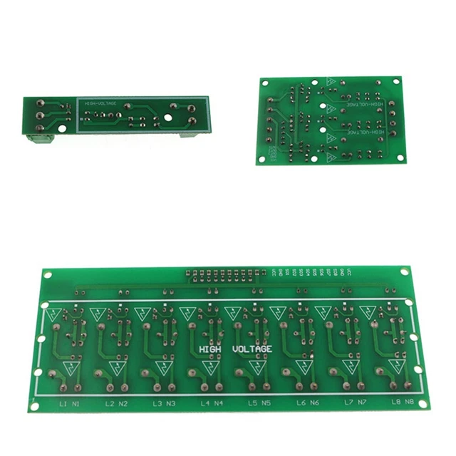 ISOLATED OPTOCOUPLER MODULE 220V AC Voltage Detect Board 1/3/8 Bit 1pcs ...