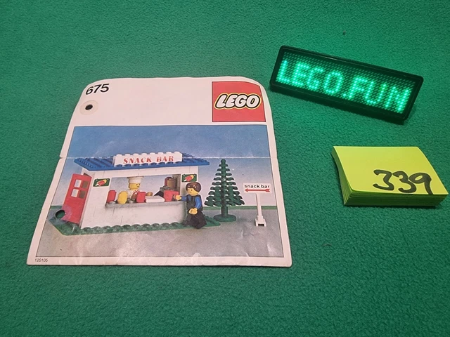 LEGO® SET 675 Kiosk + Bauanleitung / Snack Bar+instruction vintage ...
