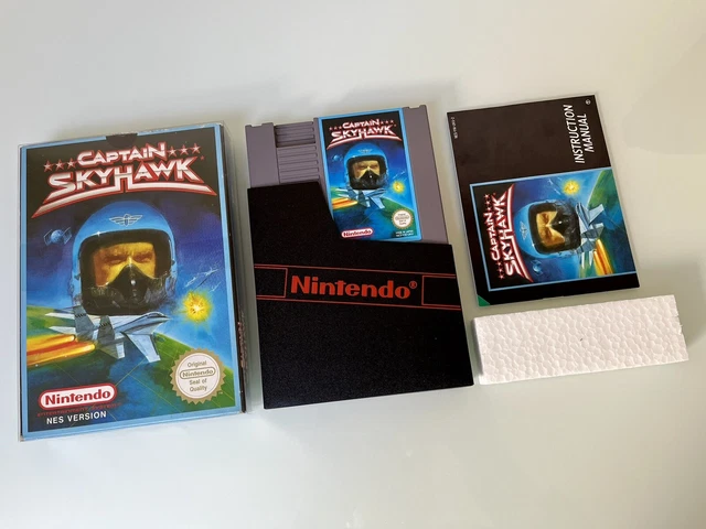 CAPTAIN SKYHAWK FOR Nintendo Nes Boxed & Complete W/Instructions Vgc ...
