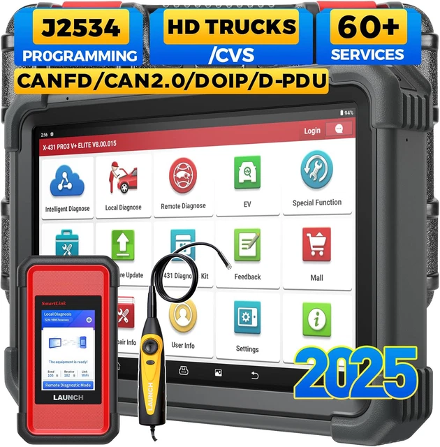 2025 LAUNCH X431 PRO3S+ Elite PRO5 Car Diagnostic Scanner Programming ...