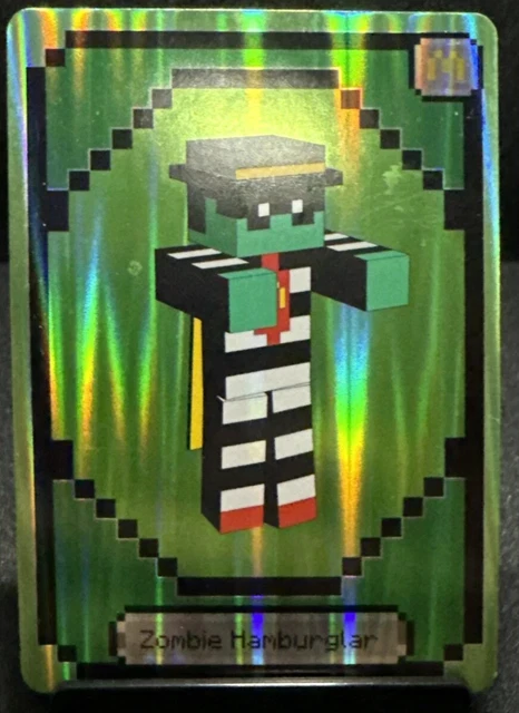 GENUINE 2025 MCDONALD'S Minecraft Meal Zombie Hamburglar Unused Code ...