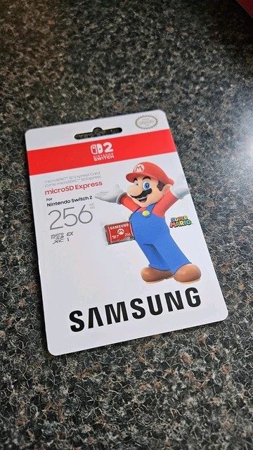 NINTENDO SWITCH 2 Samsung 256GB microSD Express Card - FAST DISPATCH🔥 £ ...