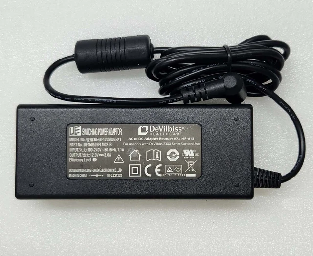 DEVILBISS HOMECARE VACU-AIDE QSU Saugeinheit 7314P-613 Netzadapter ...