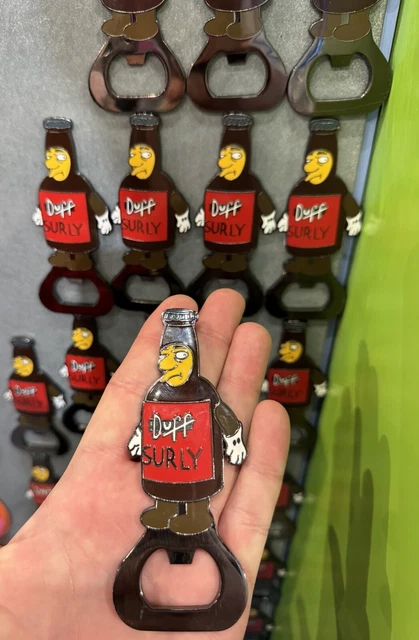 UNIVERSAL STUDIOS EXCLUSIVE: The Simpsons Duff Beer Metal Bottle ...