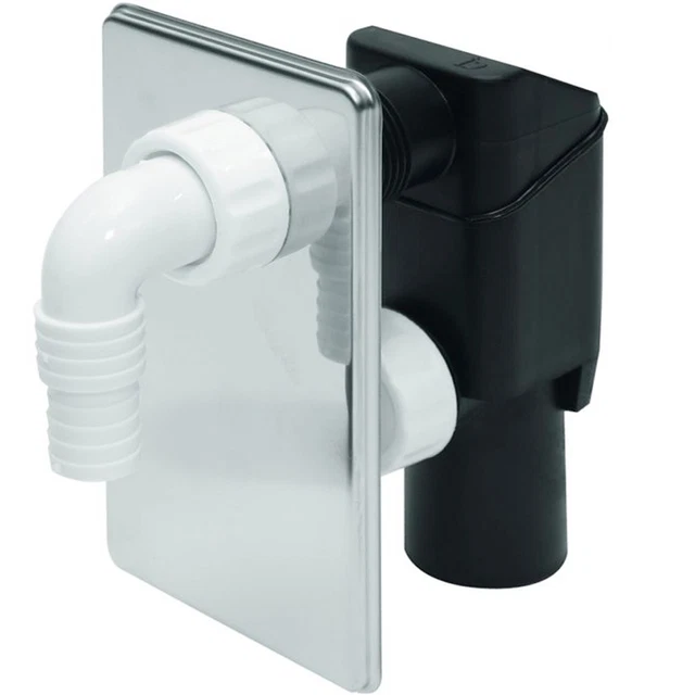 UNTERPUTZ-GERÄTE-SIPHON UP-SIFON DN 40 50 SYPHON ABFLUß WASCHMASCHINE ...