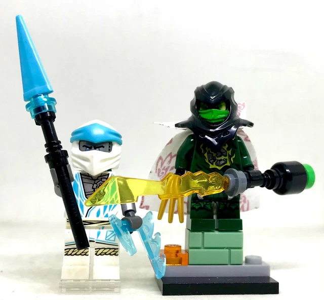 LEGO NINJAGO Ice Zane Nindroid Ninja + Morro Green Evil 120 Aaa EUR 12,85 - PicClick FR