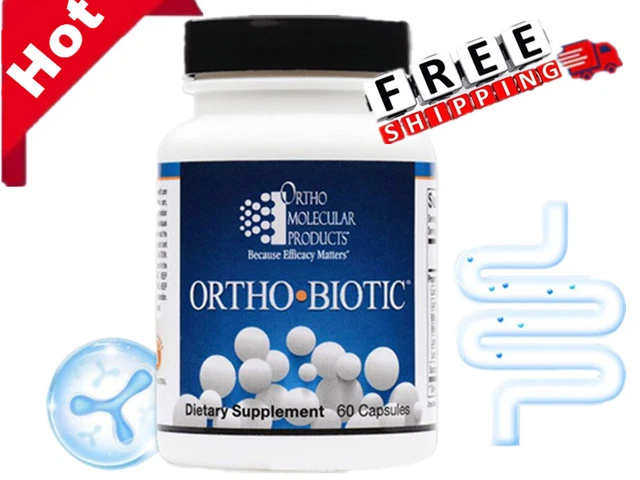ORTHO MOLECULAR PRODUCTS - Ortho Biotic 60 Probiotic Capsules 1X Qxp £6 ...