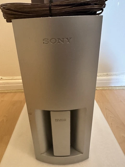 SONY SS- W300 Subwoofer Sliver 3 - Ohm For Home Theatem With 3 Sony ...