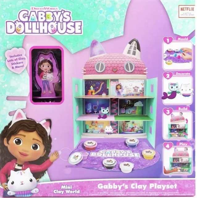 Gabbys Dollhouse Gabbys Clay Playset Arts And Crafts Activity Set 3 £1999 Picclick Uk