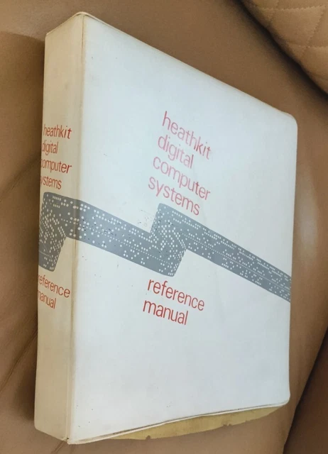 HEATHKIT DIGITAL COMPUTER Systems Reference Manual Binder ONLY 3-ring ...