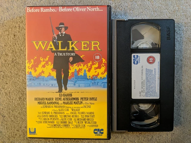 WALKER A TRUE Story VHS Video Big Box Ex Rental CIC £6.99 - PicClick UK