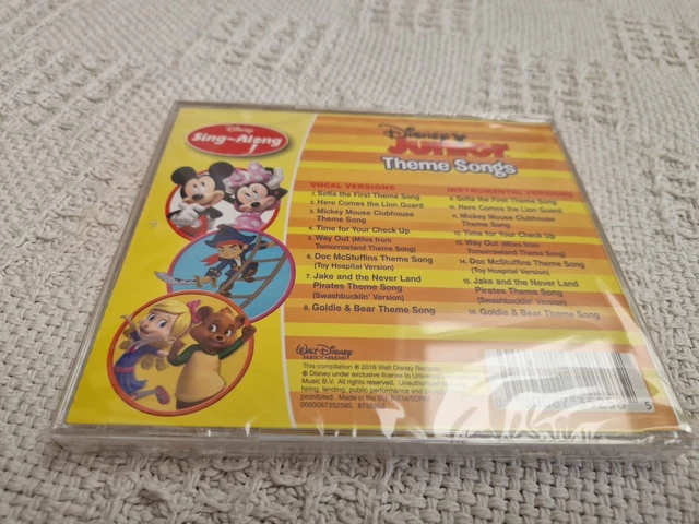 [DISNEY SING-ALONG] DISNEY Sing-Along: Disney Junior Theme Songs CD NEW ...